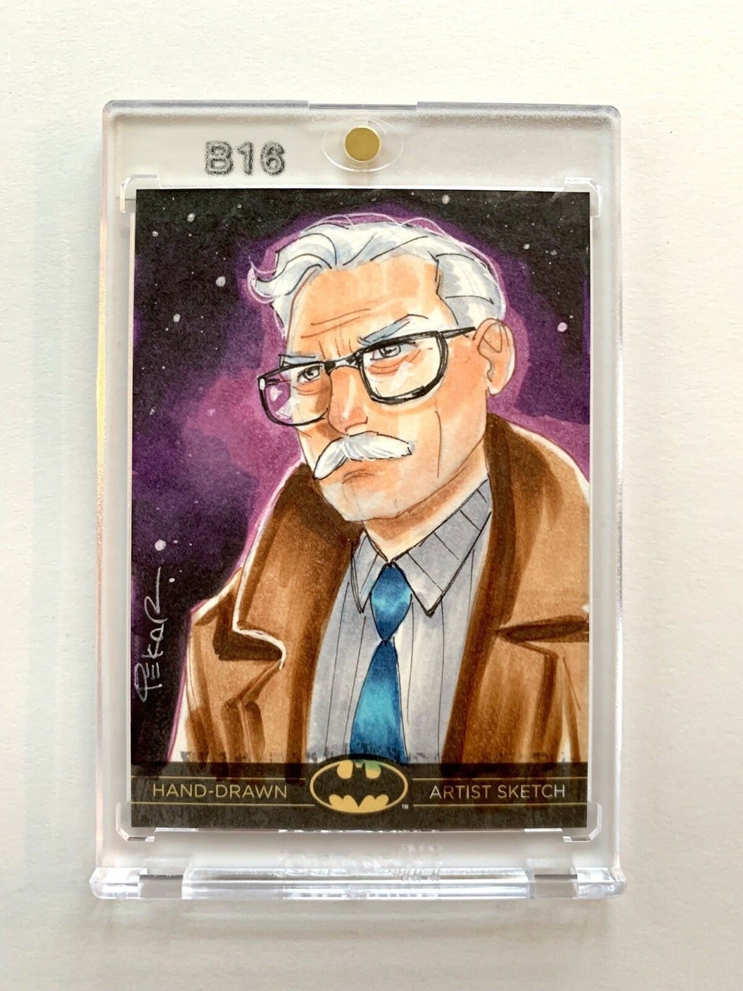 Batman the Legacy Original Art Sketch of Comissioner Gordon by Joe ...