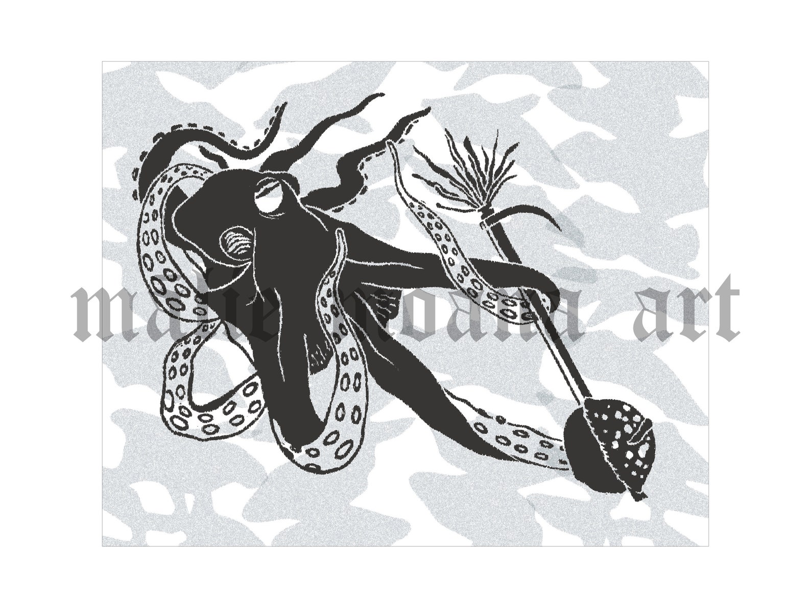 TAKO 8x10-in Digital Print | Mālie Moana Art | Matted or Unmatted - Etsy