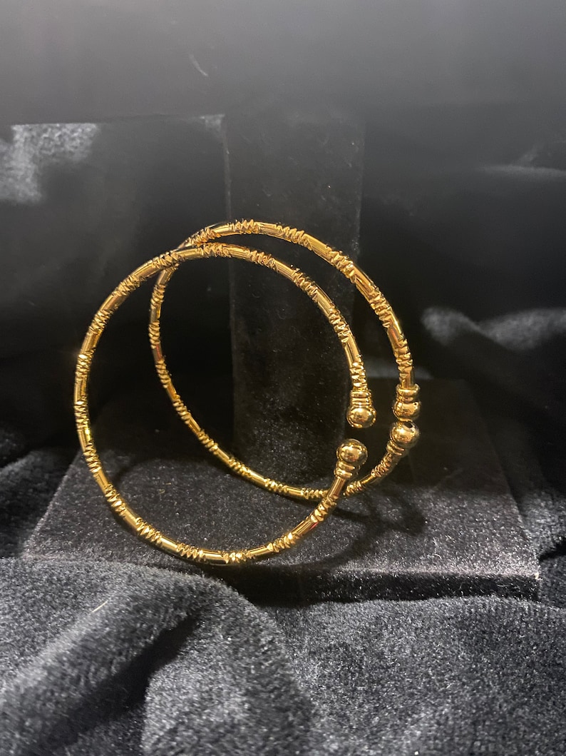 Dubai Gold Bangles - Etsy