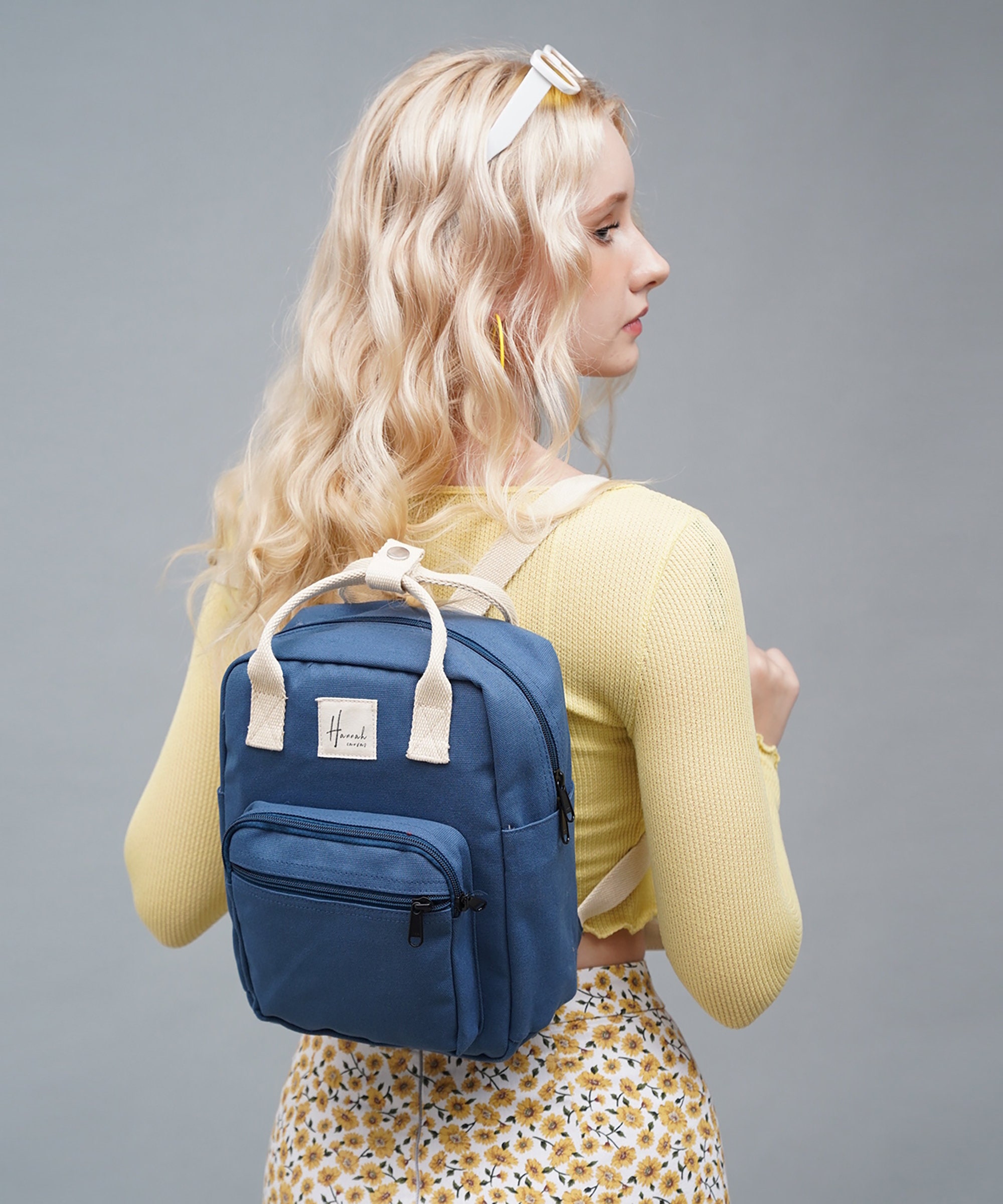 Aki MINI Canvas Backpack, Backpack for Women, Travel Backpack, Gift for ...