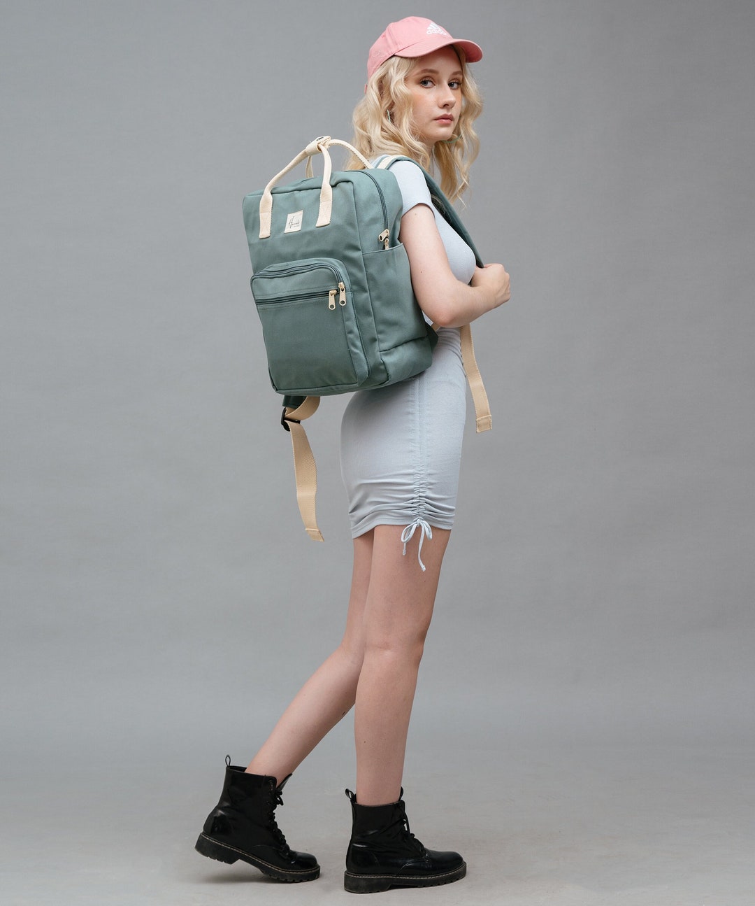 Aki Canvas Backpack (LARGE Size), Backpack for Women, Travel Backpack ...