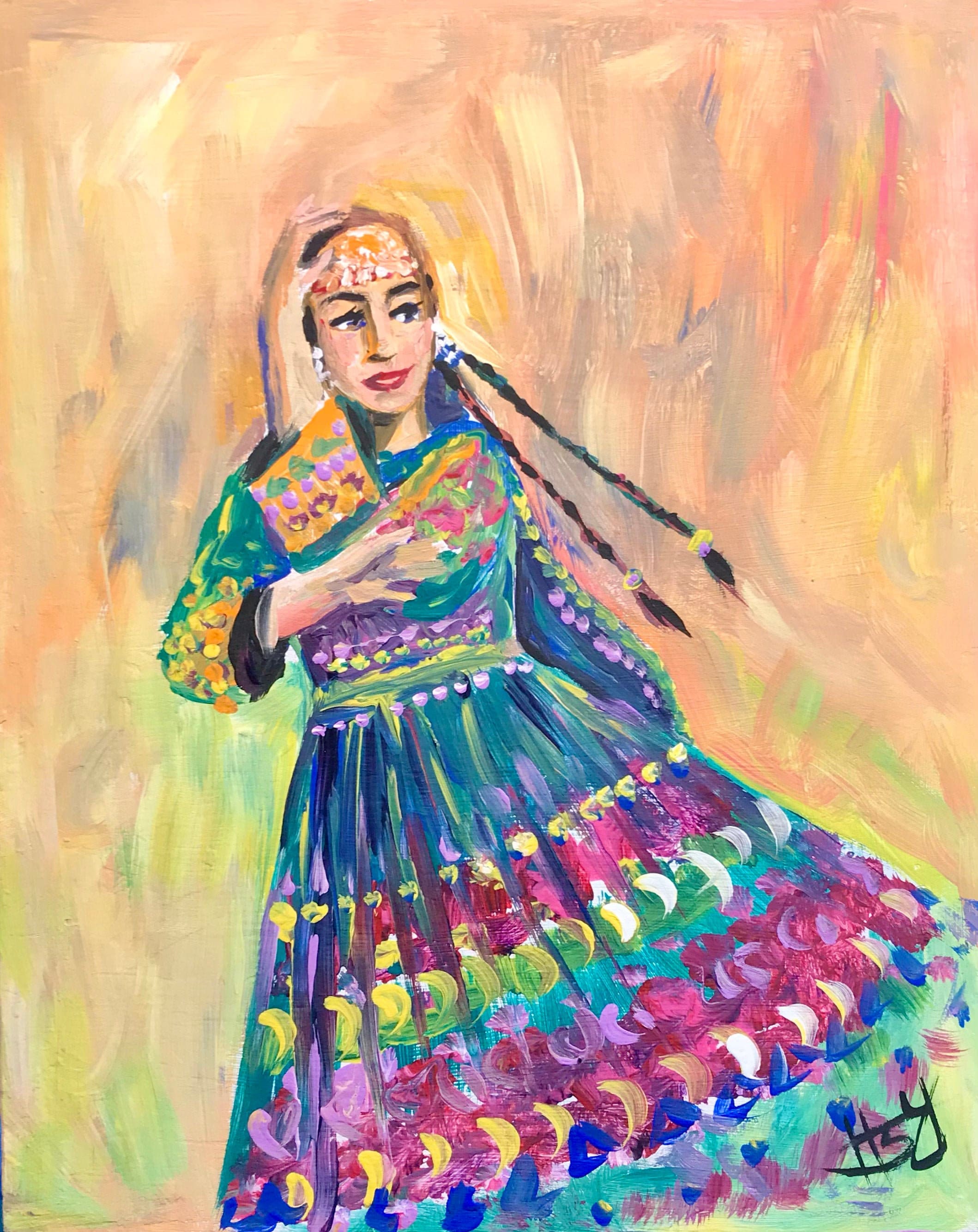 Qataghani | Afghan Acrylic Painting | Pakistan Art | Kochi Art ...
