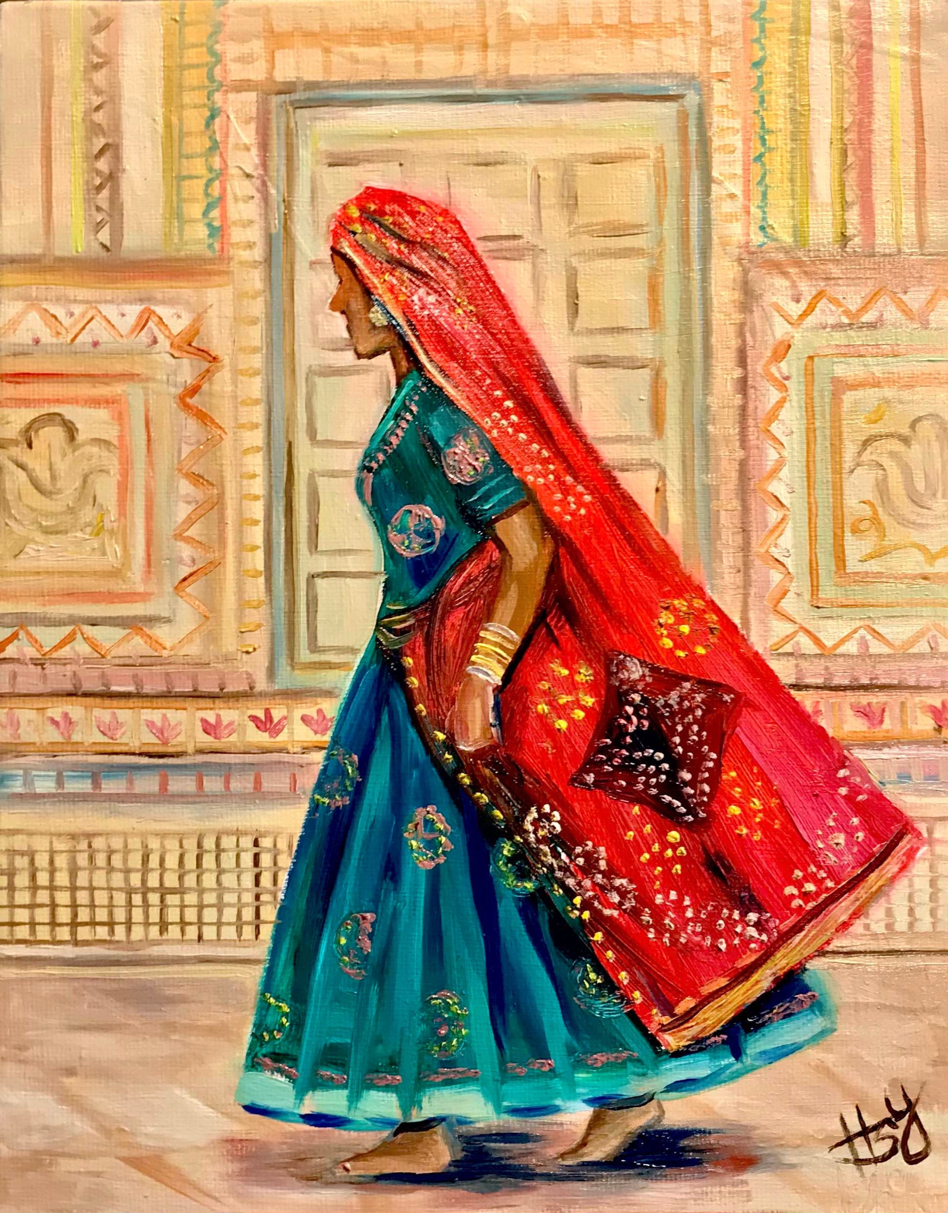 Colours of Agra | Indian Oil Painting | Pakistan Art | Pakistani ...