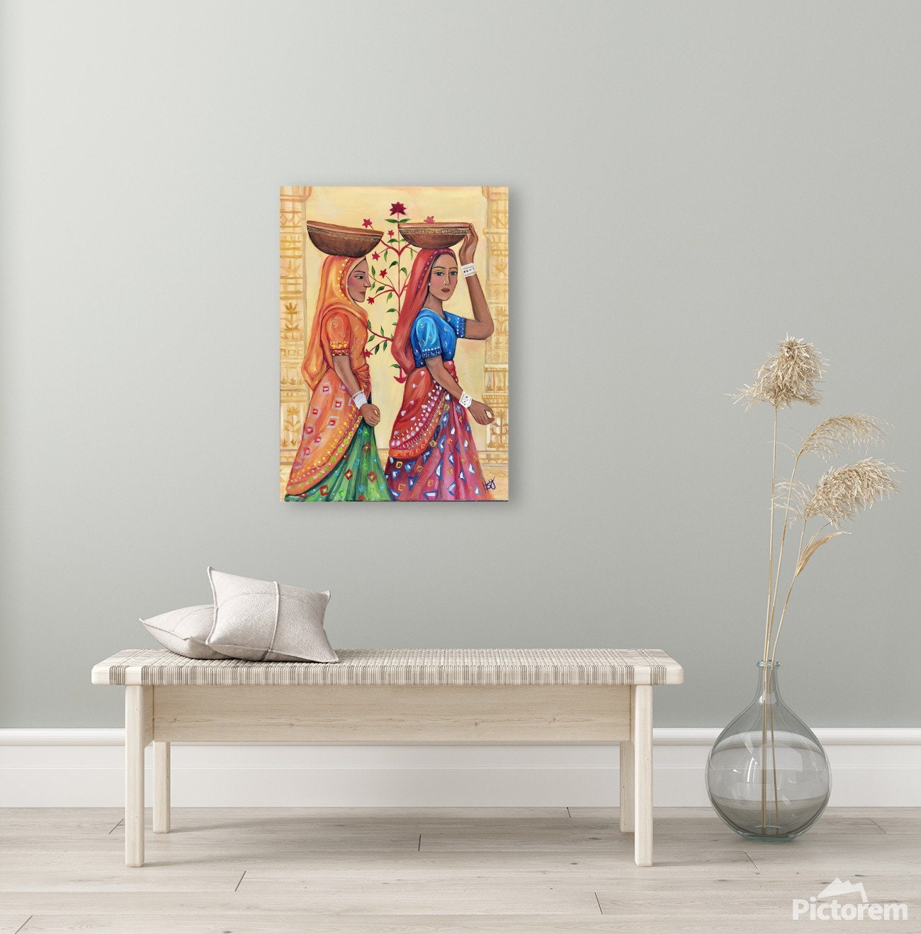 Desert Rose | Pakistani Art | Pakistani Oil Painting | Cholistan Art ...