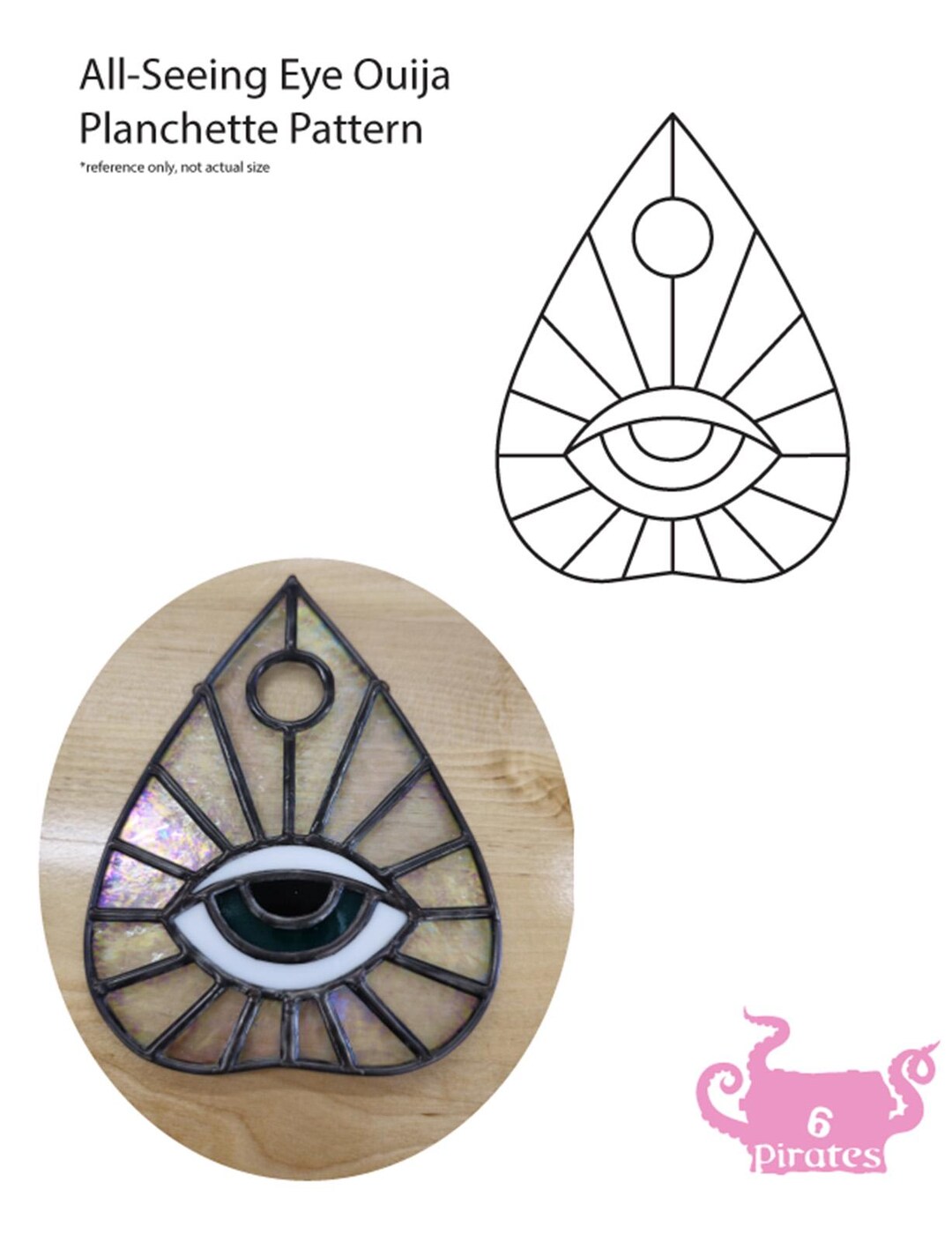 Stained Glass Pattern Digital Download SVG - Ouija All-seeing Eye ...