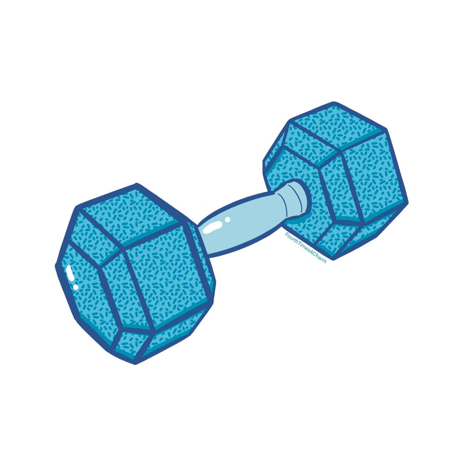 Pack of 5 Dumbbell Stickers Workout Fitness Lifting Gym - Etsy UK