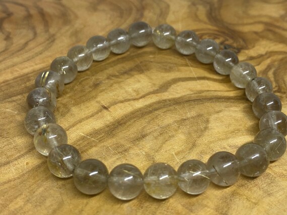 Golden Reticulated Quartz Bracelet - Etsy