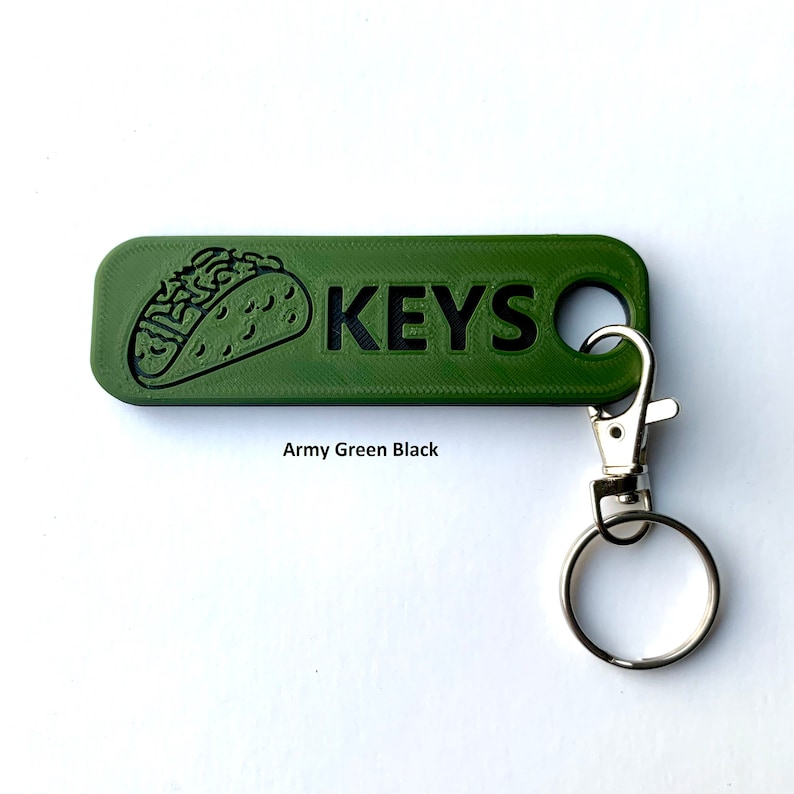 Taco Keys Keychain | Etsy