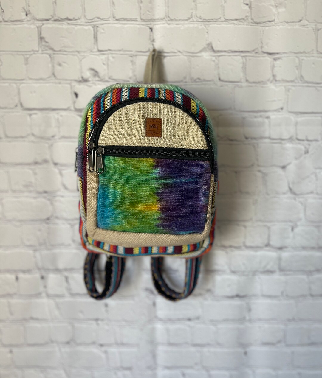 Mini Hemp Backpack - Etsy