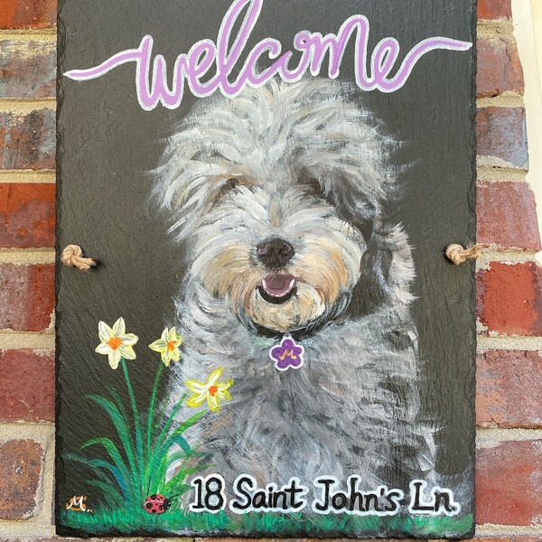 Hand Painted Slate - Etsy