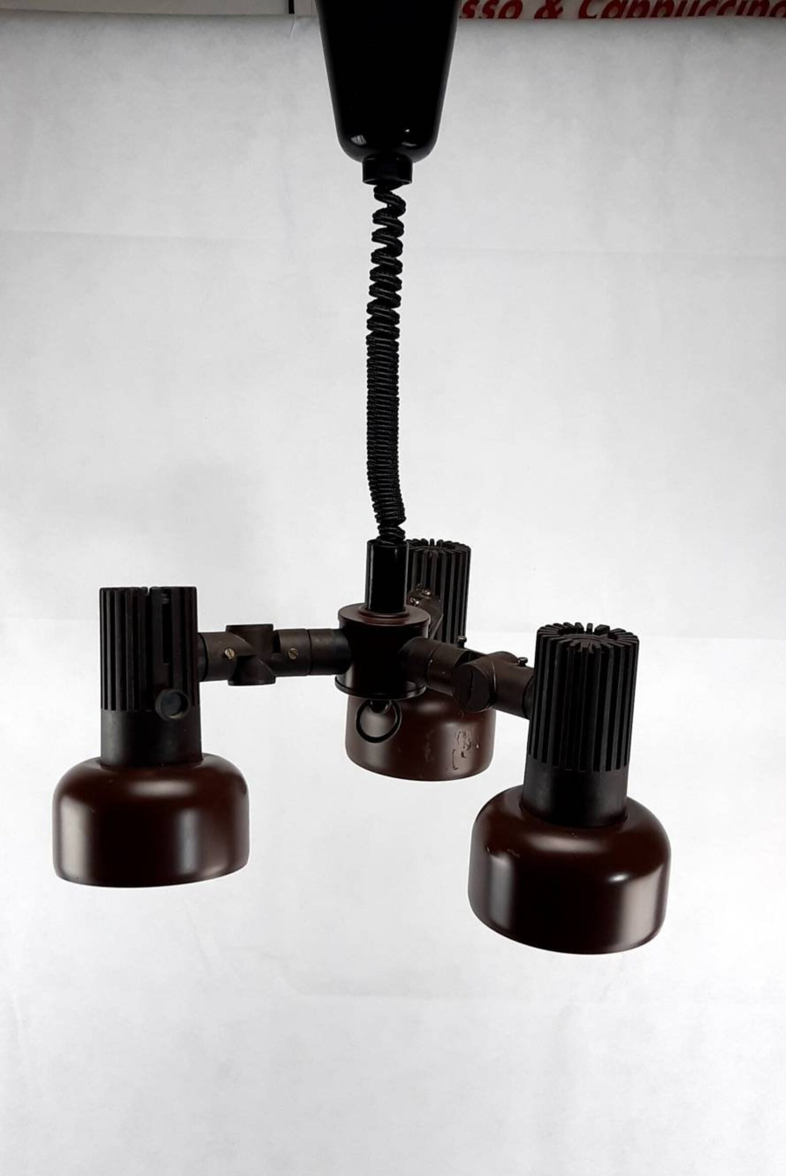 Brown Space Age Adjustable Lamp Pull Down Lamp Mid Century | Etsy