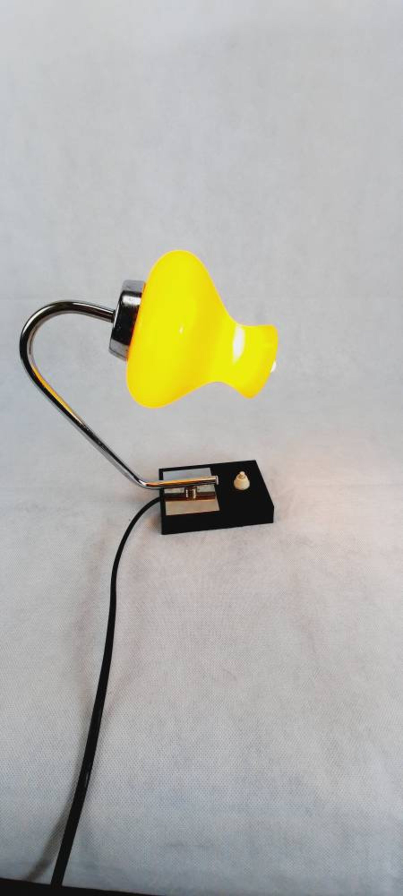 Vintage Yellow Lamp Lighting Space Age Desk Yellow Lamp - Etsy