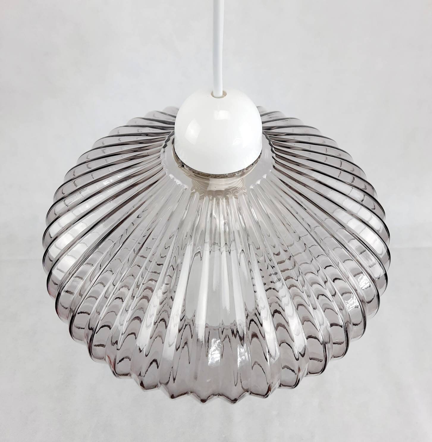 Vintage Pendant Pure Glass Lamp Ceiling Glass Lamp Pure | Etsy