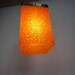 Granulated Acrylic Pendant Lamp / 1970s Plastic Pendant Light - Etsy