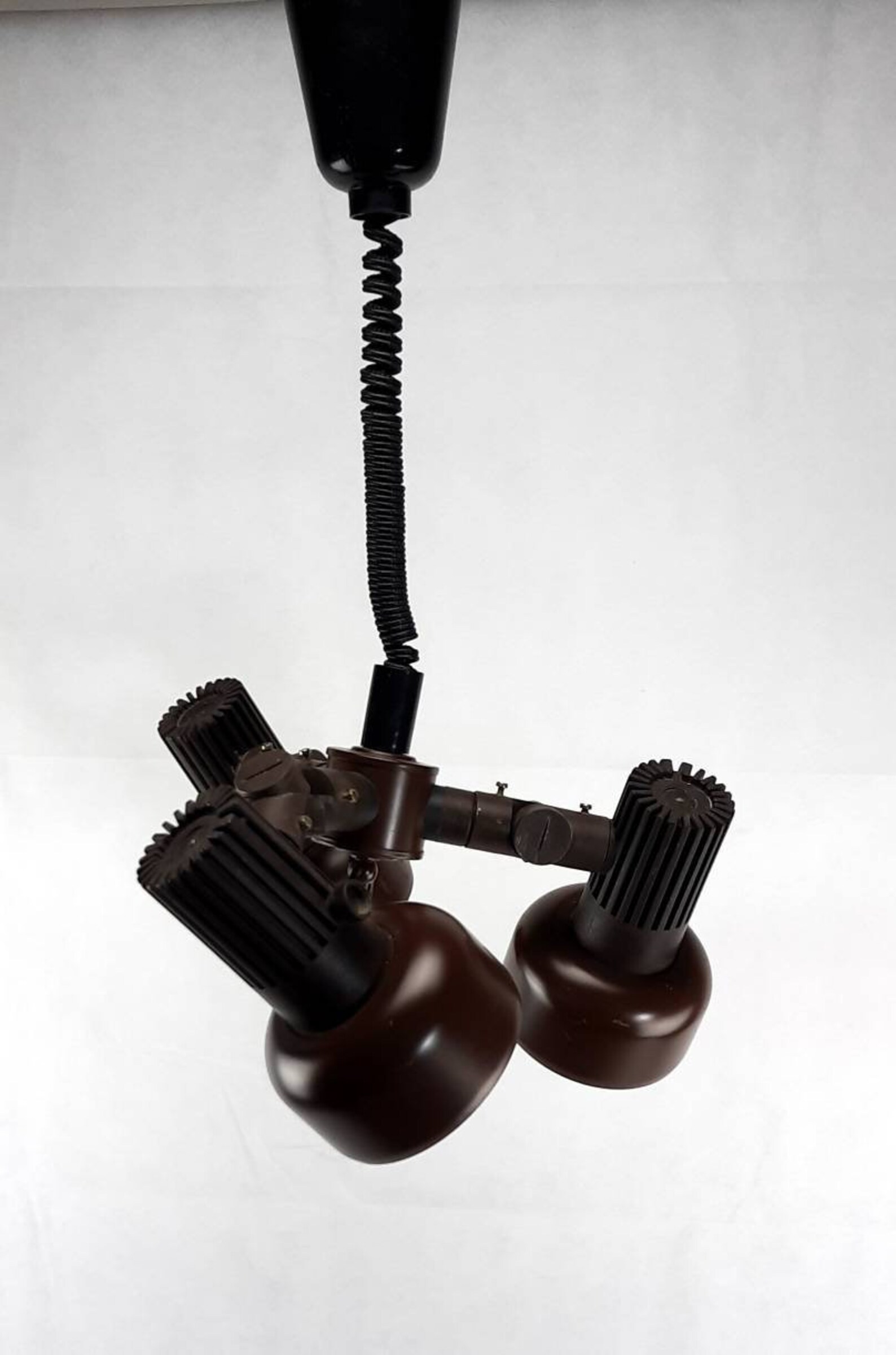 Brown Space Age Adjustable Lamp Pull Down Lamp Mid Century - Etsy