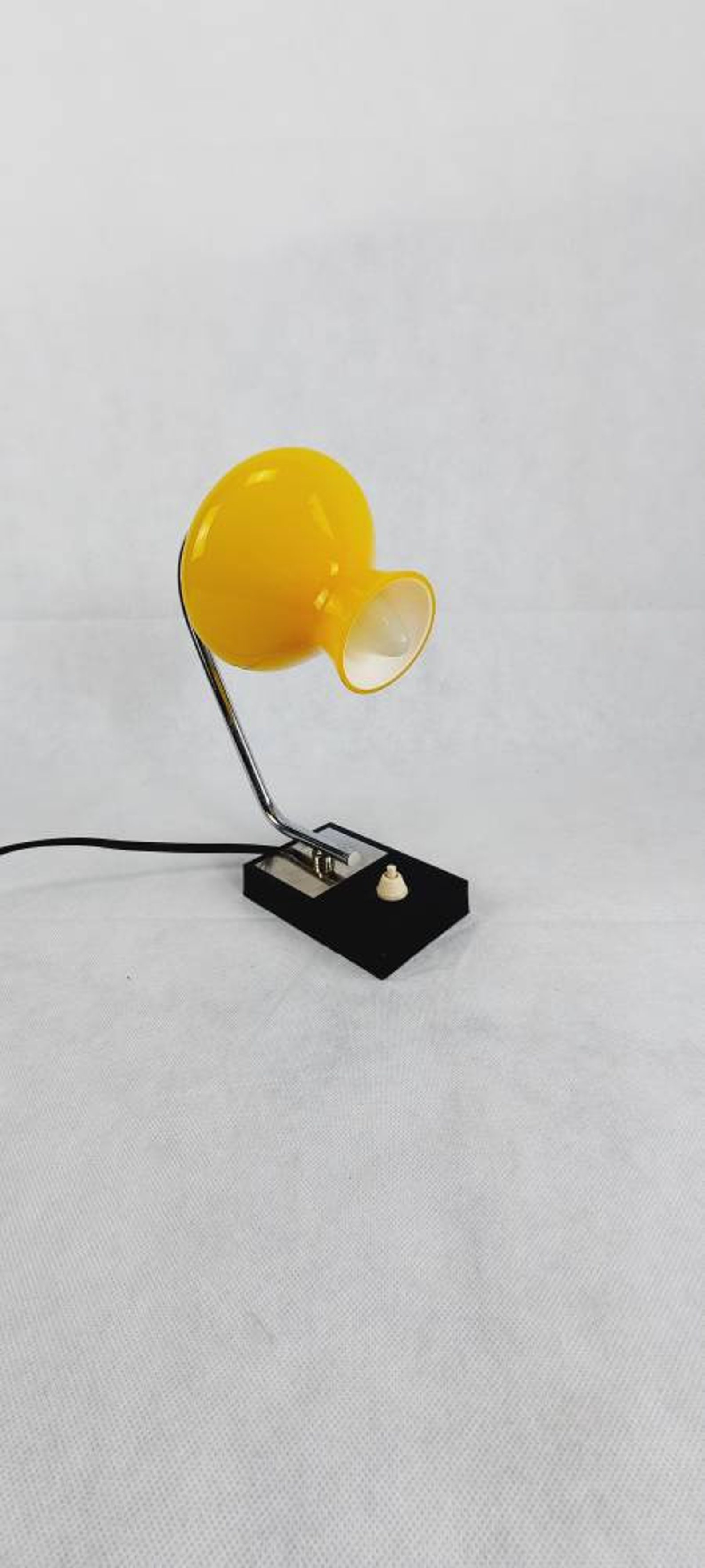 Vintage Yellow Lamp Lighting Space Age Desk Yellow Lamp - Etsy