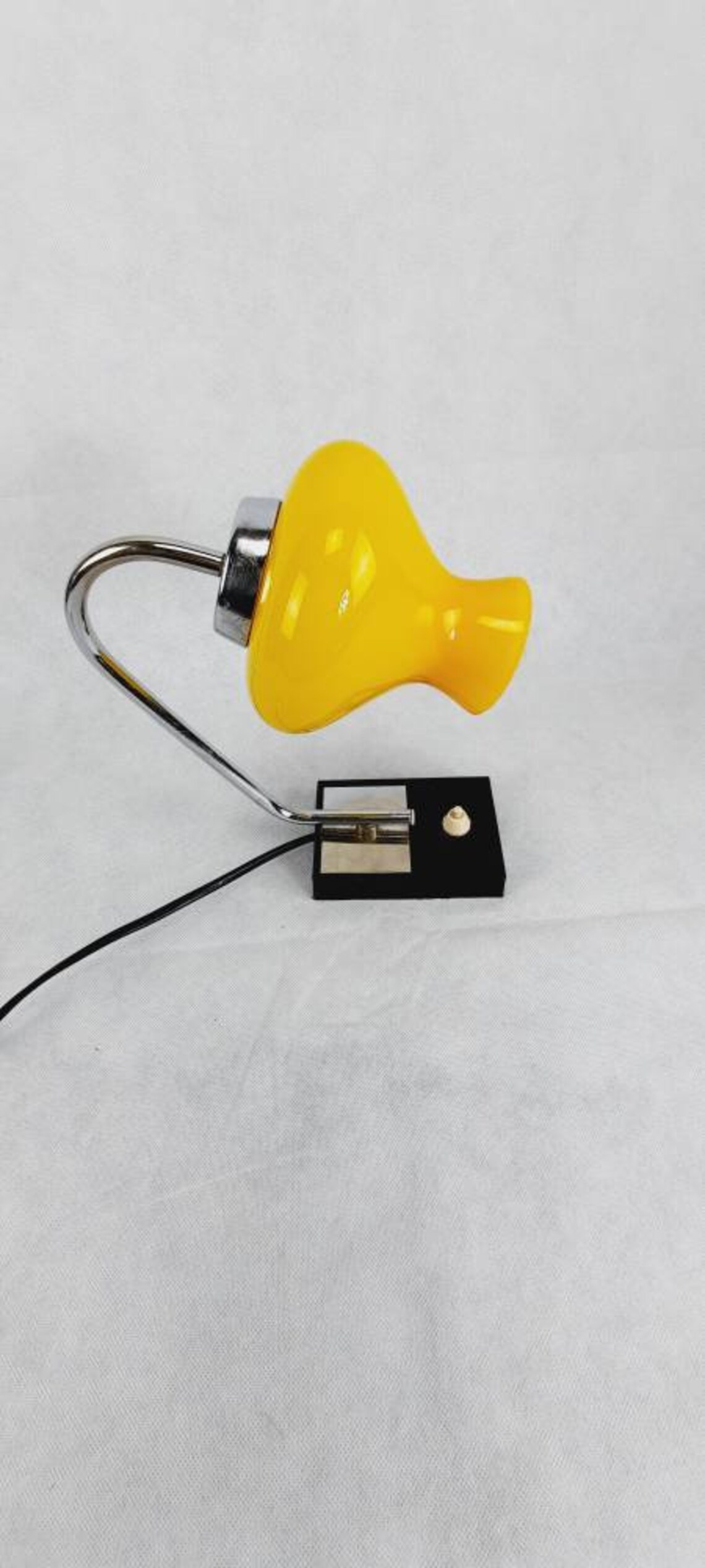 Vintage Yellow Lamp Lighting Space Age Desk Yellow Lamp - Etsy