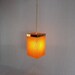 Granulated Acrylic Pendant Lamp / 1970s Plastic Pendant Light - Etsy