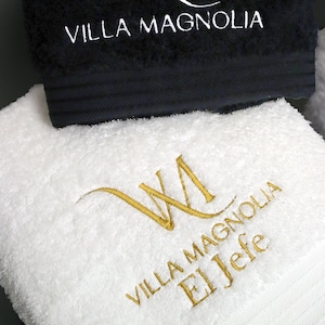 Corporate Logo Towels, Bespoke Logo Towels, Personalised Salon Towels ...