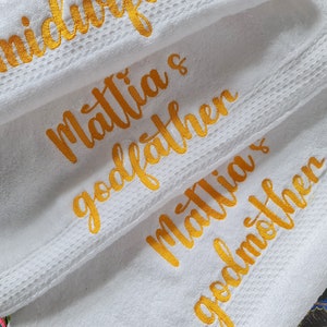 Personalised Towel With Business Logo, Name Embroidery, Custom Logo ...
