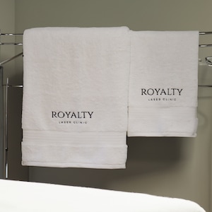 Beauty Salon Logo Towel, Logo Embroidery, Logo Personalised Design ...