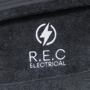 Personalised Towel With Business Logo, Name Embroidery, Custom Logo ...