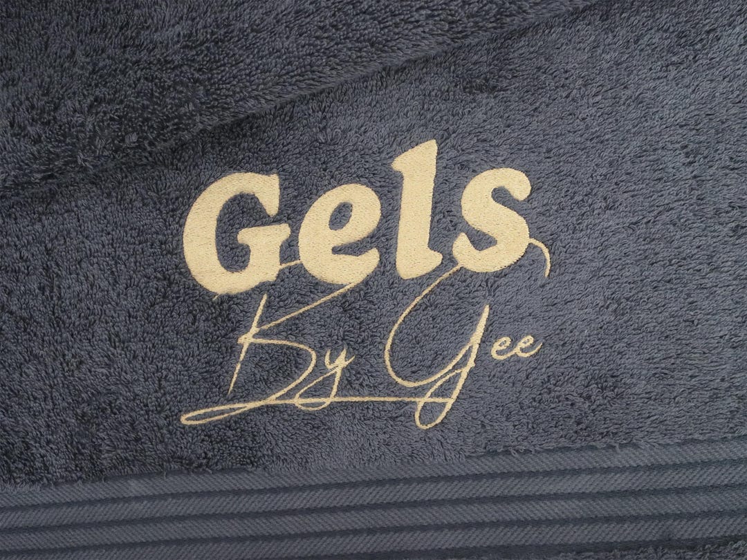 Personalised Embroidered Towels With Business Logos. Multiple Sizes and ...