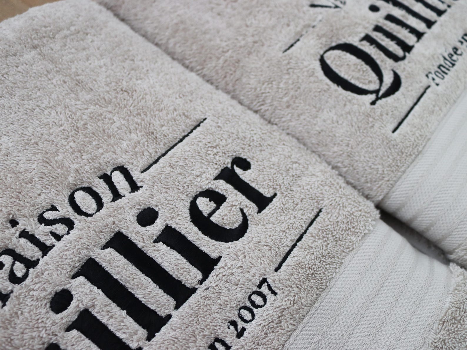 Custom Embroidered Towels With Business Logos. Multiple Sizes: Face ...