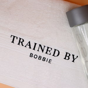 Personalised Towel With Business Logo, Name Embroidery, Custom Logo ...