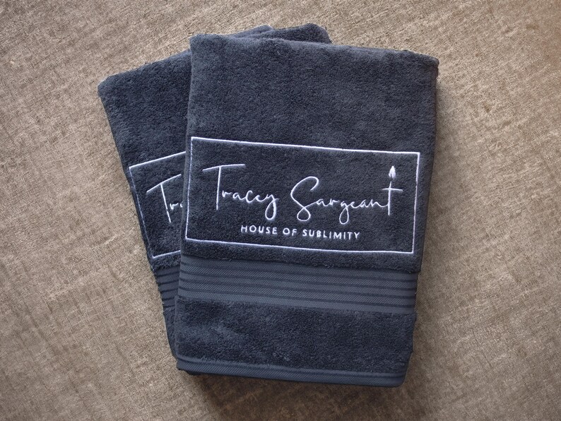 Personalised Towel Uk, Logo Embroidery, Logo Personalised Design, Logo ...