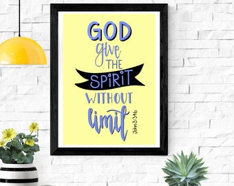 A3 Bible Verse Print | Etsy