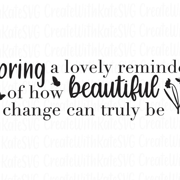 Spring a Lovely Reminder Svg - Etsy