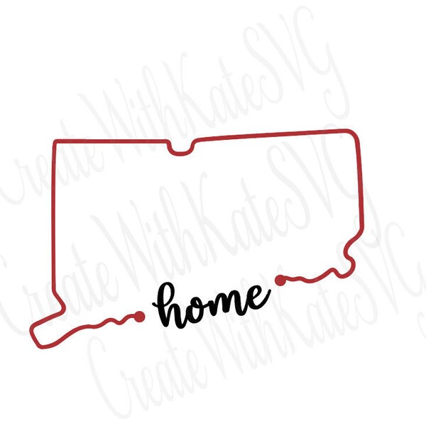 State of Ct Outline - Etsy