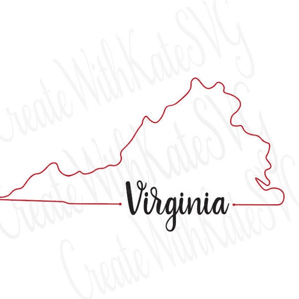 Va Outline - Etsy