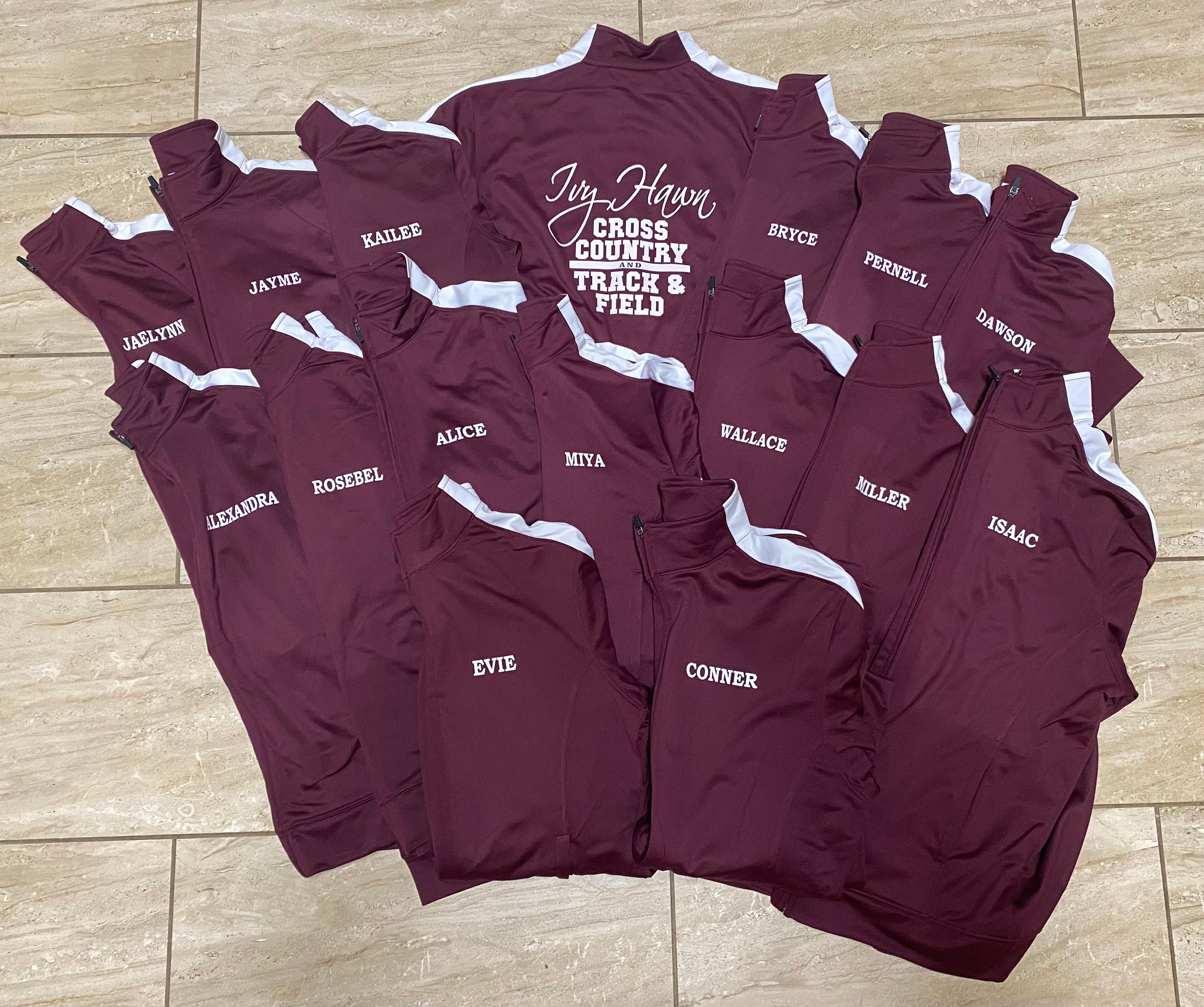 Custom Team Apparel - Jacket Warm-ups Team Shirts - Contact for a Quote ...
