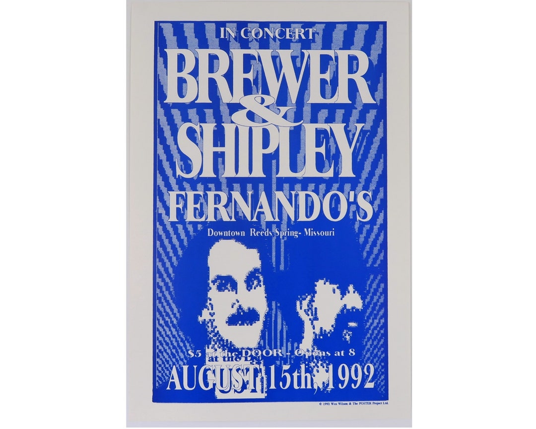 Brewer & Shipley at Fernando's, 1992 - Reeds Spring, MO - 1990s Wes ...