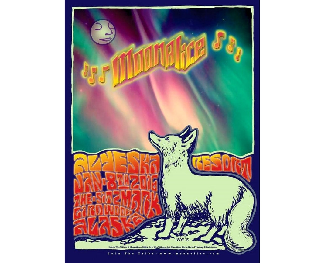 Moonalice the Sitzmark January 3, 2016 Girdwood, Alaska Wes Wilson ...