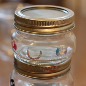 Emoticon Mini Mason Jar | Emotional Little Jars 4oz - Etsy
