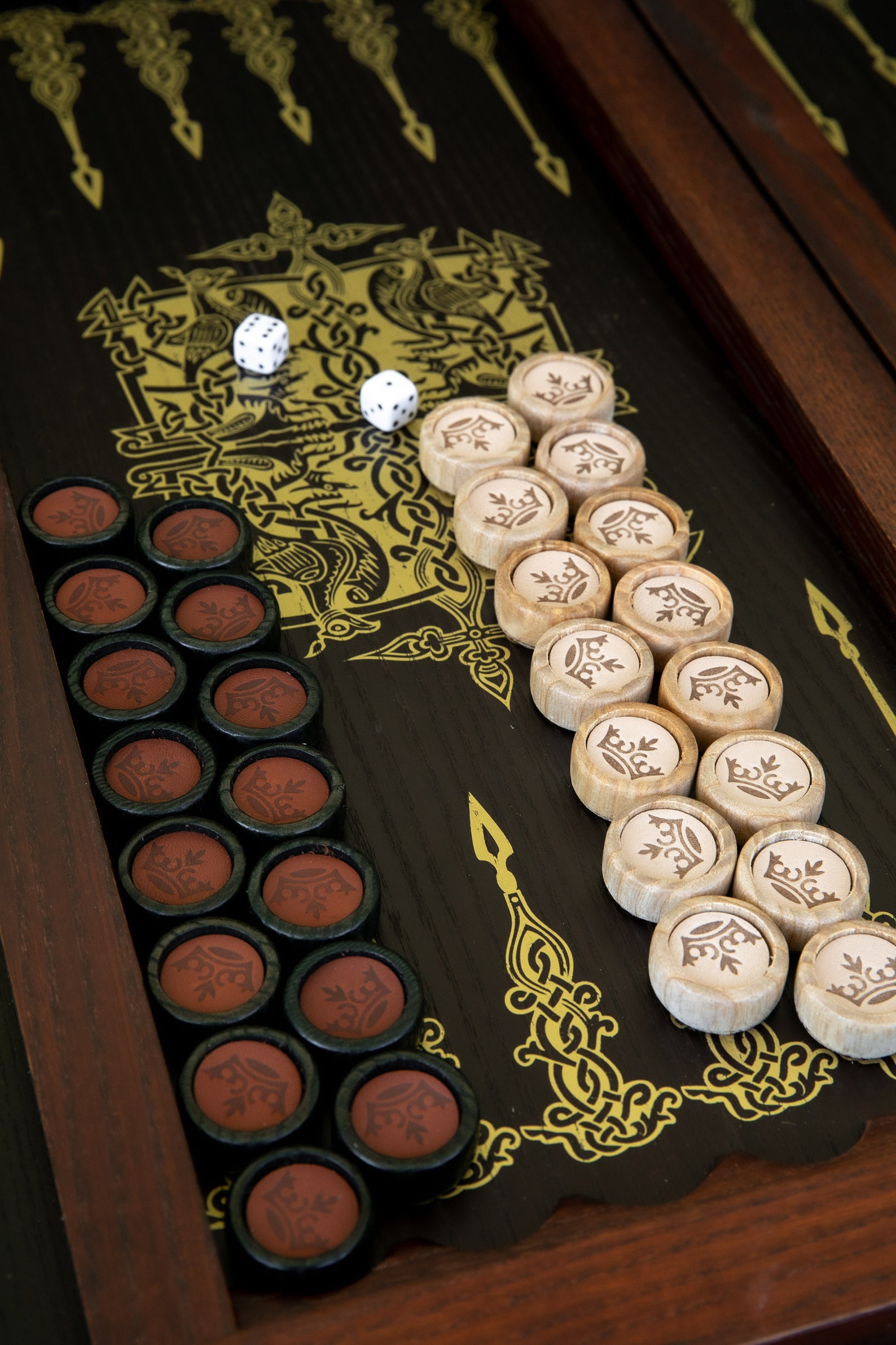 Backgammon Game Pieces and Dice Replacement Luxury Checkers | Etsy