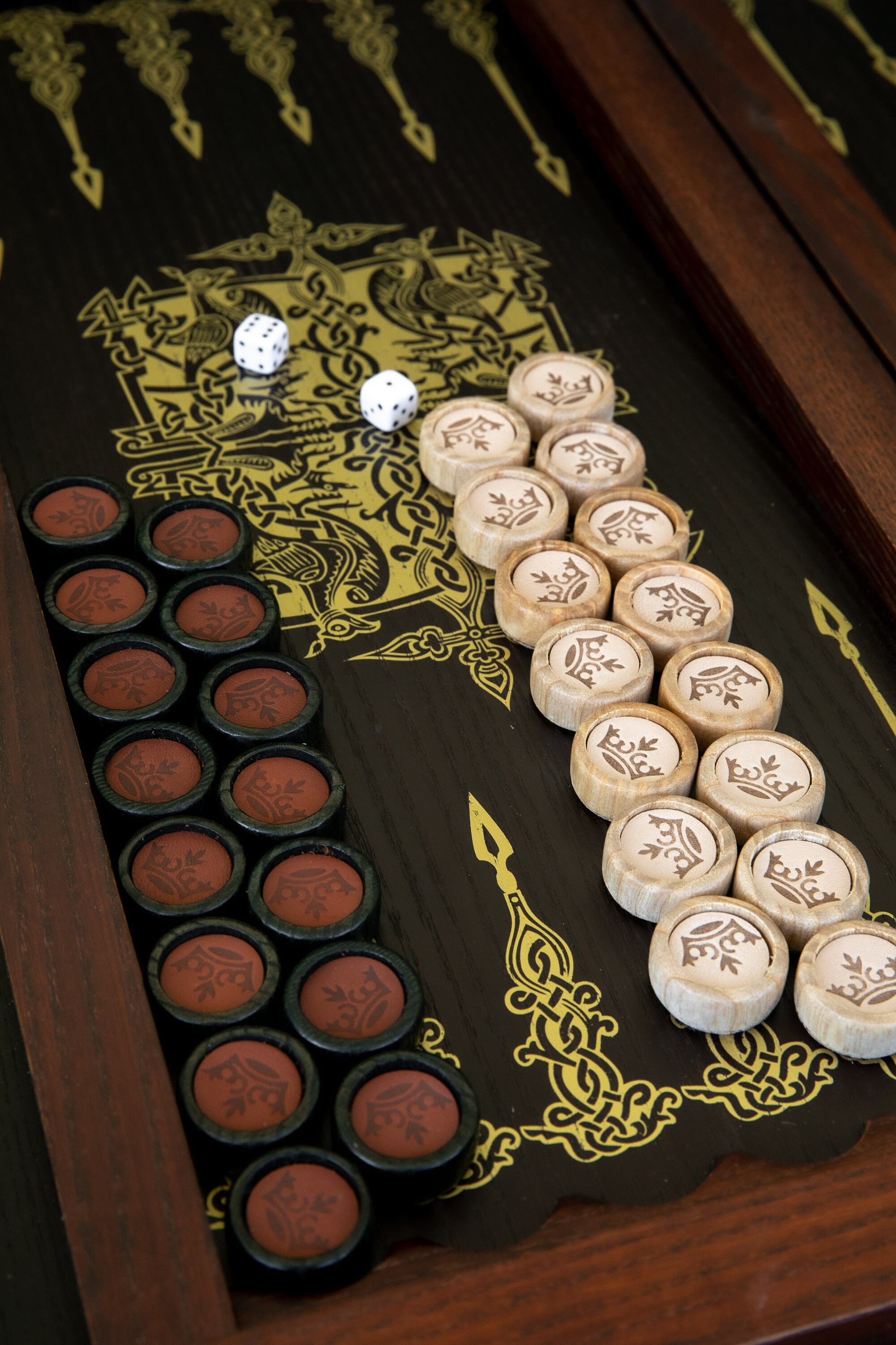 Backgammon Game Pieces and Dice Replacement Luxury Checkers | Etsy