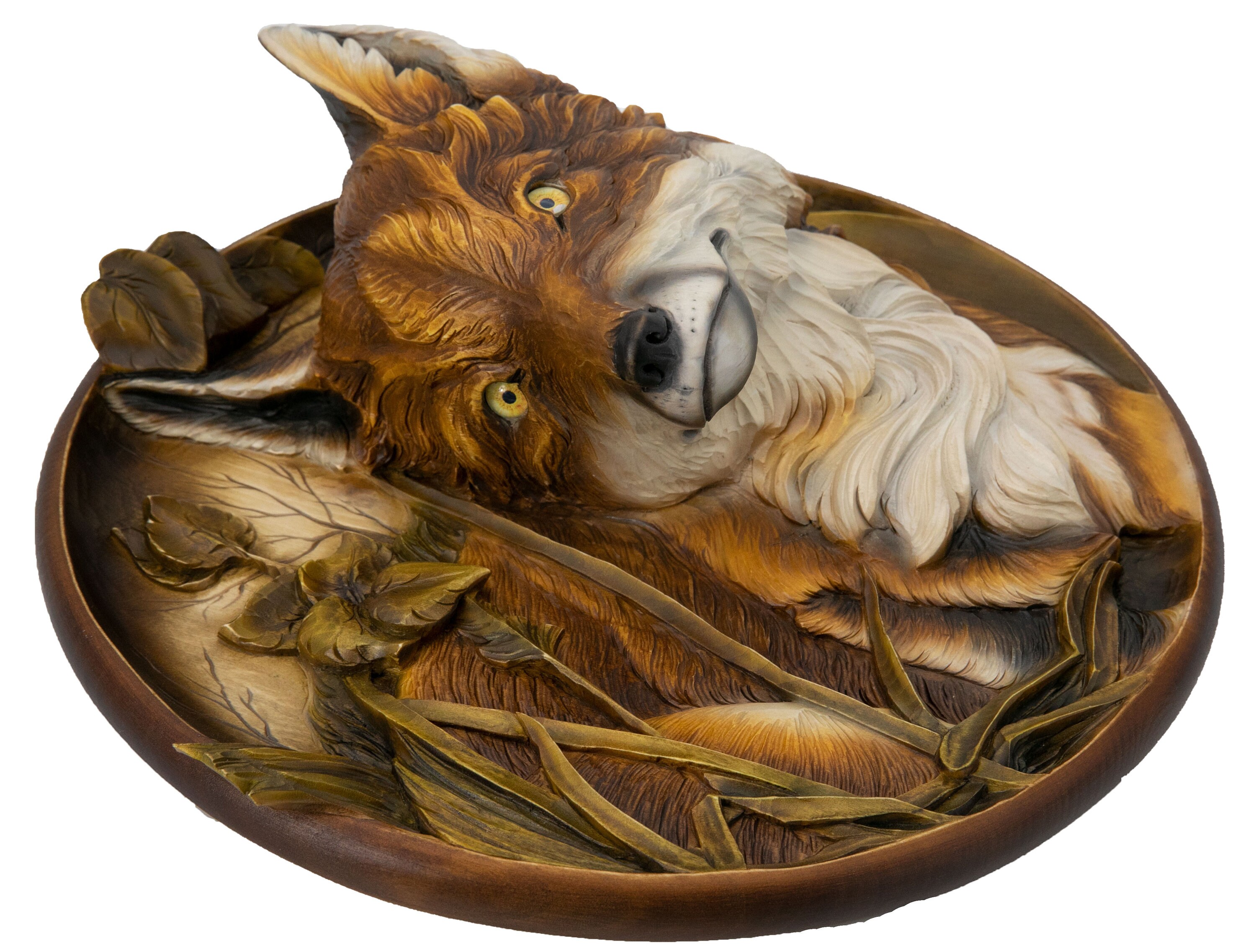 Fox Wood Art Handcrafted Decor Wild Life Wall Art Wood - Etsy