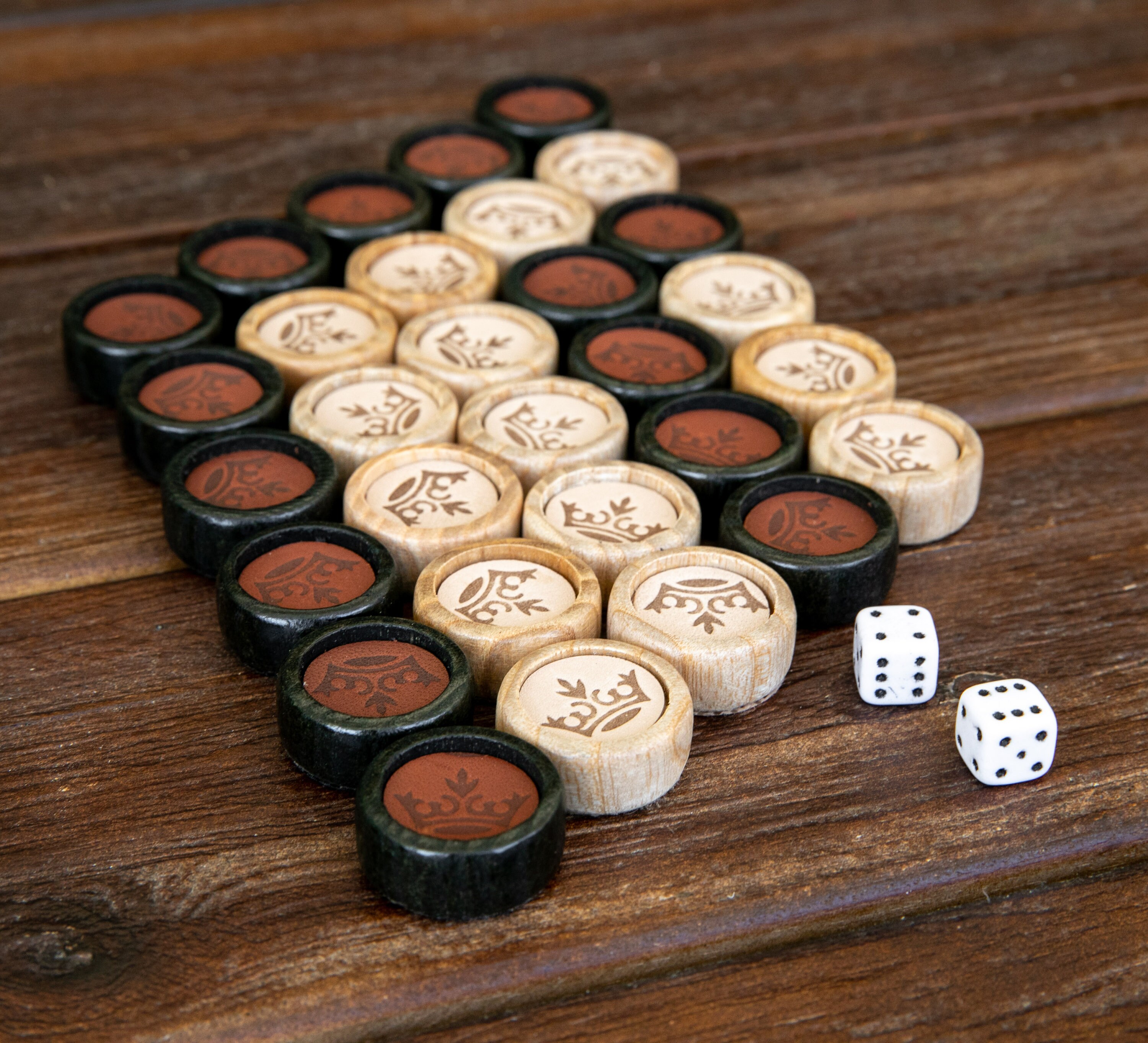 Backgammon Game Pieces and Dice Replacement Luxury Checkers | Etsy