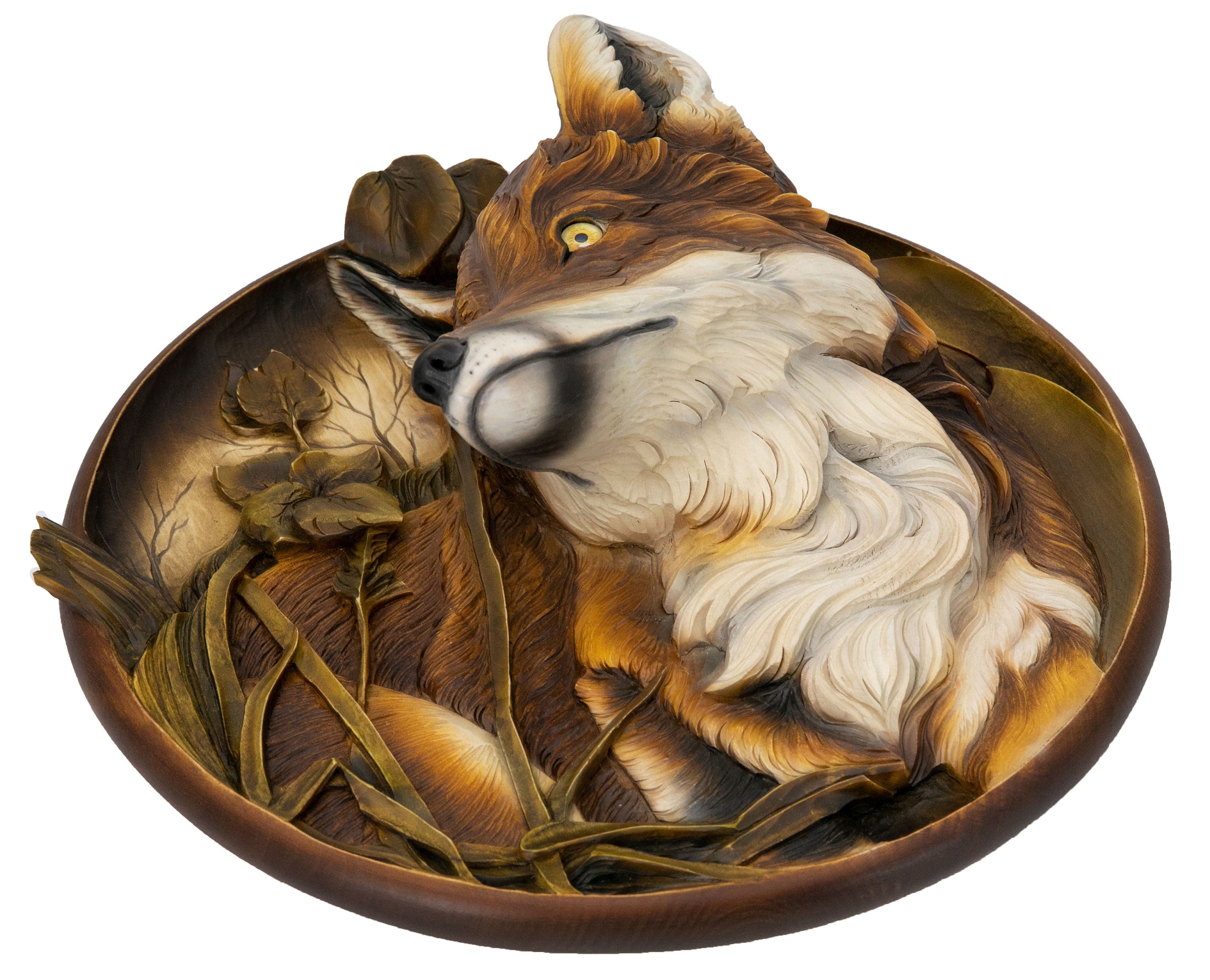 Fox Wood Art Handcrafted Decor Wild Life Wall Art Wood - Etsy