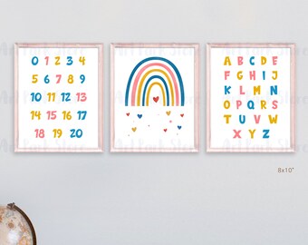 Desert Landscape Wall Art Set of 2 Prints Boho Nursery - Etsy