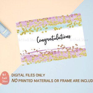 Congratulations Card Printable, Birthday Card Printable, Celebration ...