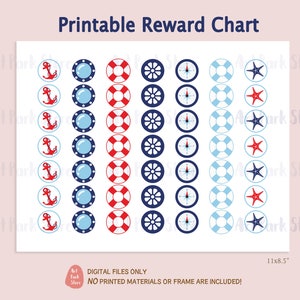 Kids Reward Chart Printable, Reward Chart for Toddler, Reward Chart ...