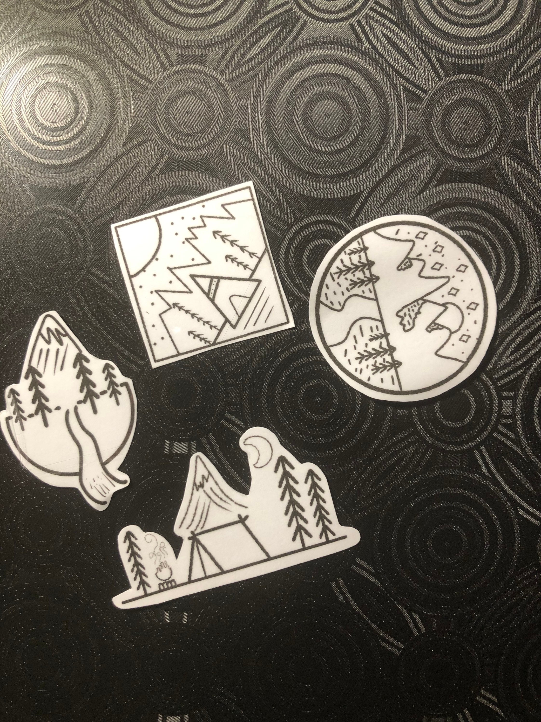 Camping Sticker Pack!! - Etsy