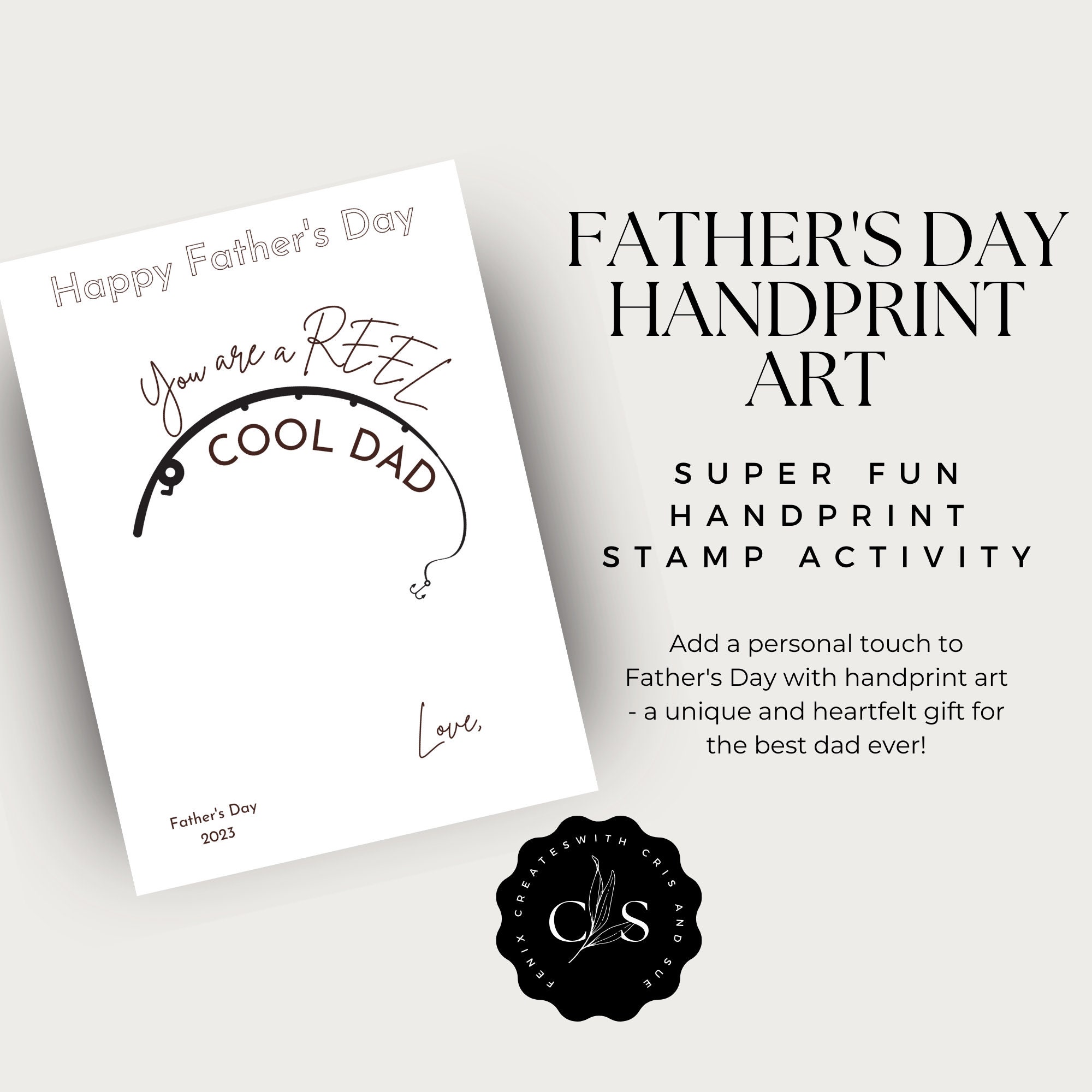 Father's Day Handprint Art Activity Best Dad Ever Coloring Printable ...