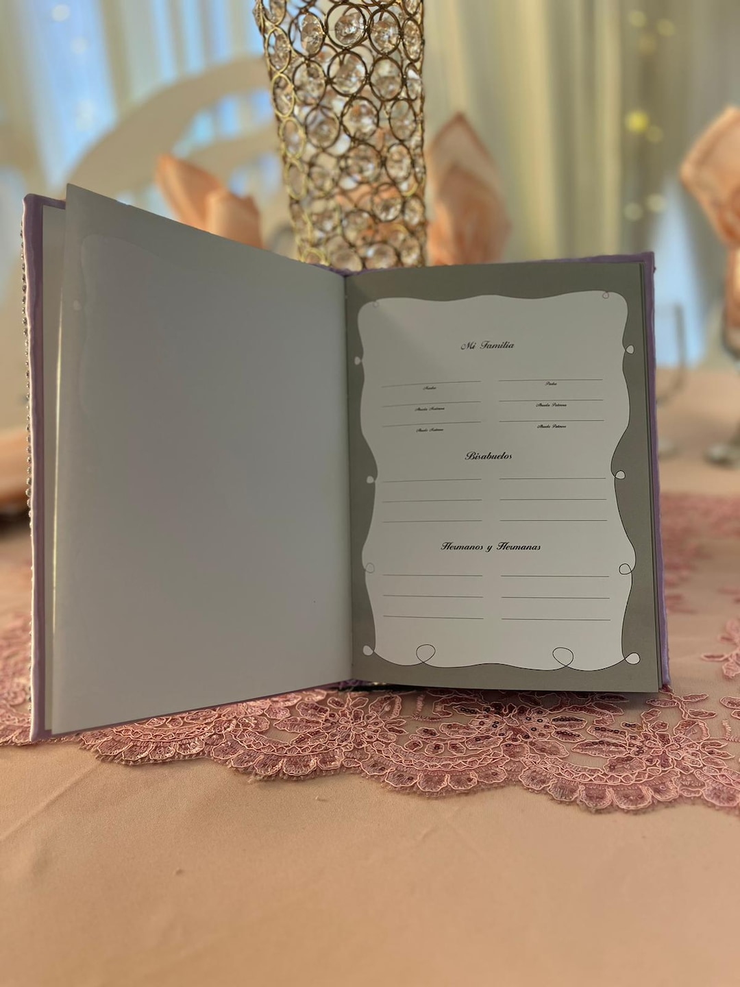 Álbum De Firmas Para Xv Años Color Lilac - Etsy