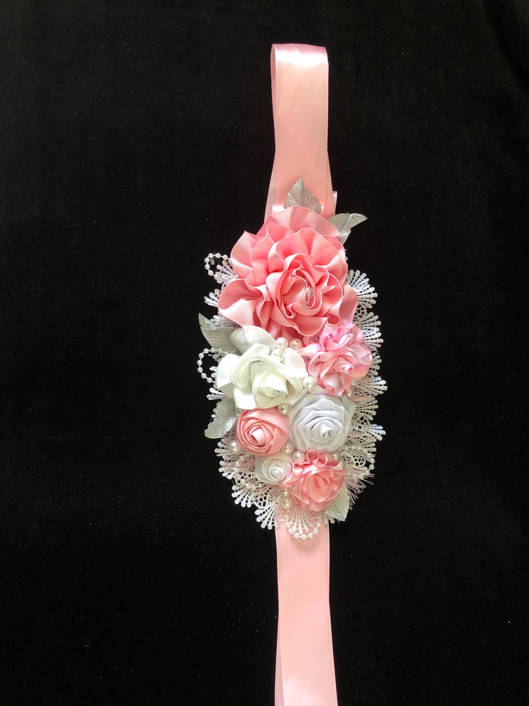 Maternity Pink Baby Shower Sash - Etsy